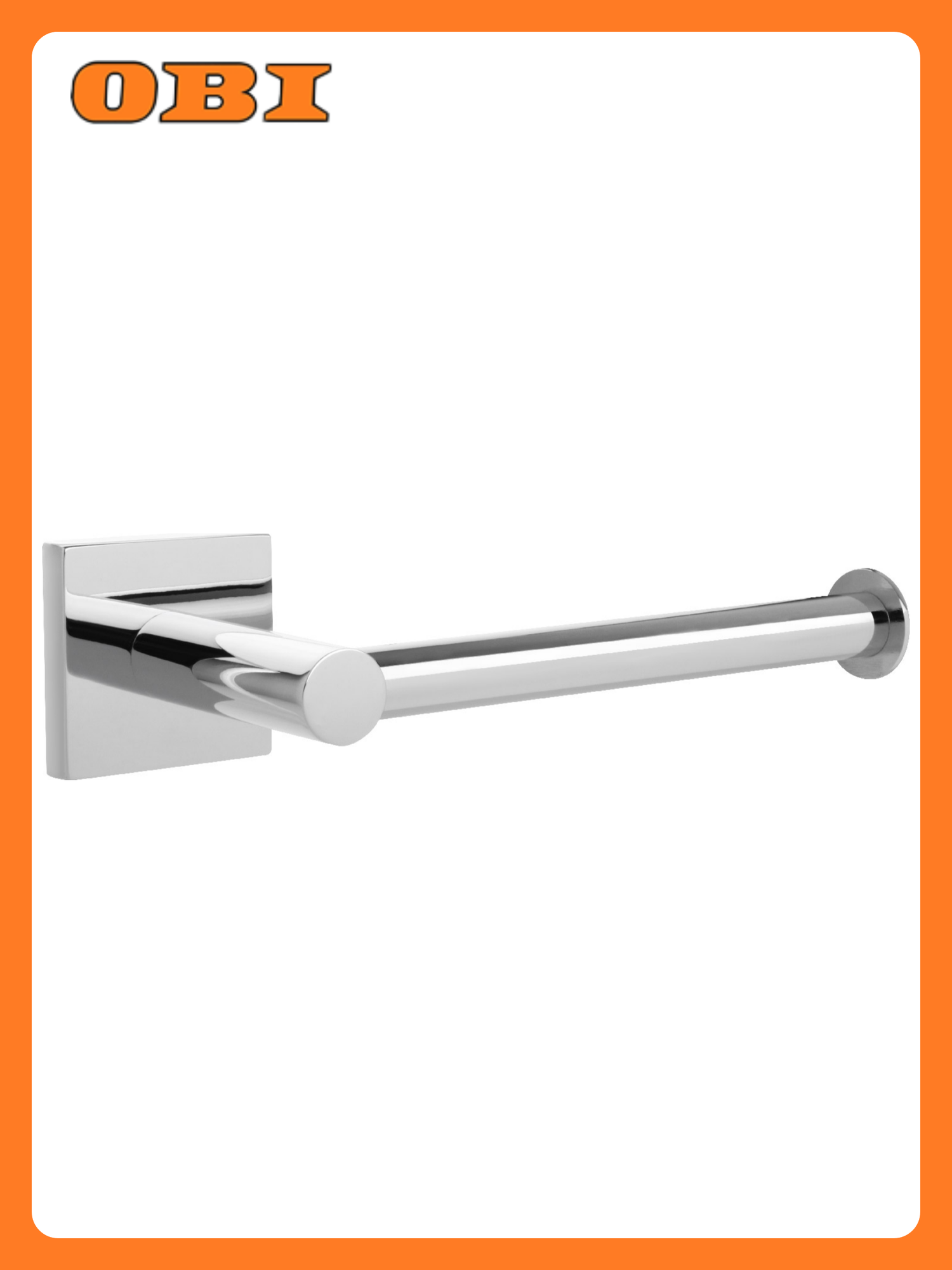 Держатель туалетной бумаги Fixsen Lux Chrome, нержавеющая сталь, хромированное покрытие