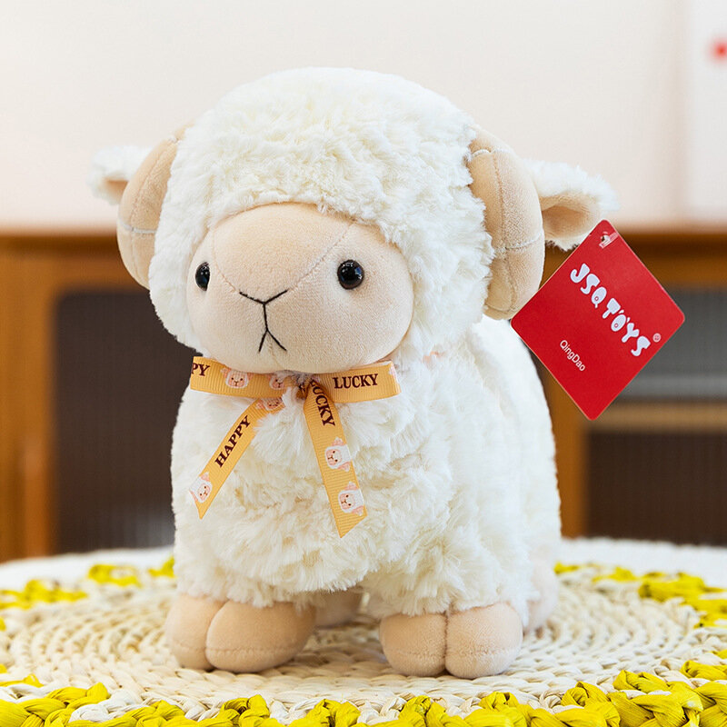 Aurora Bell Sheep Doll Плюшевая игрушка Маленькая овечка Кукла Детский подарок на день рождения Подушка из альпаки