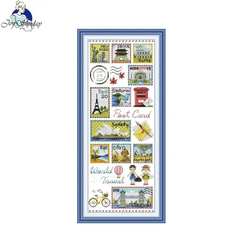 Набор для вышивки крестом Joy Sunday 14CT Not Printed