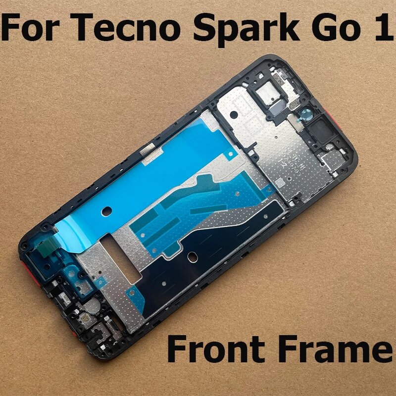 Корпус средней рамки, лицевая панель, панель, корпус для Tecno Spark Go 1, запасные Front Frame