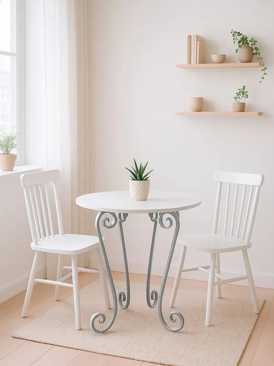 Кованное подстолье для кухонного стола