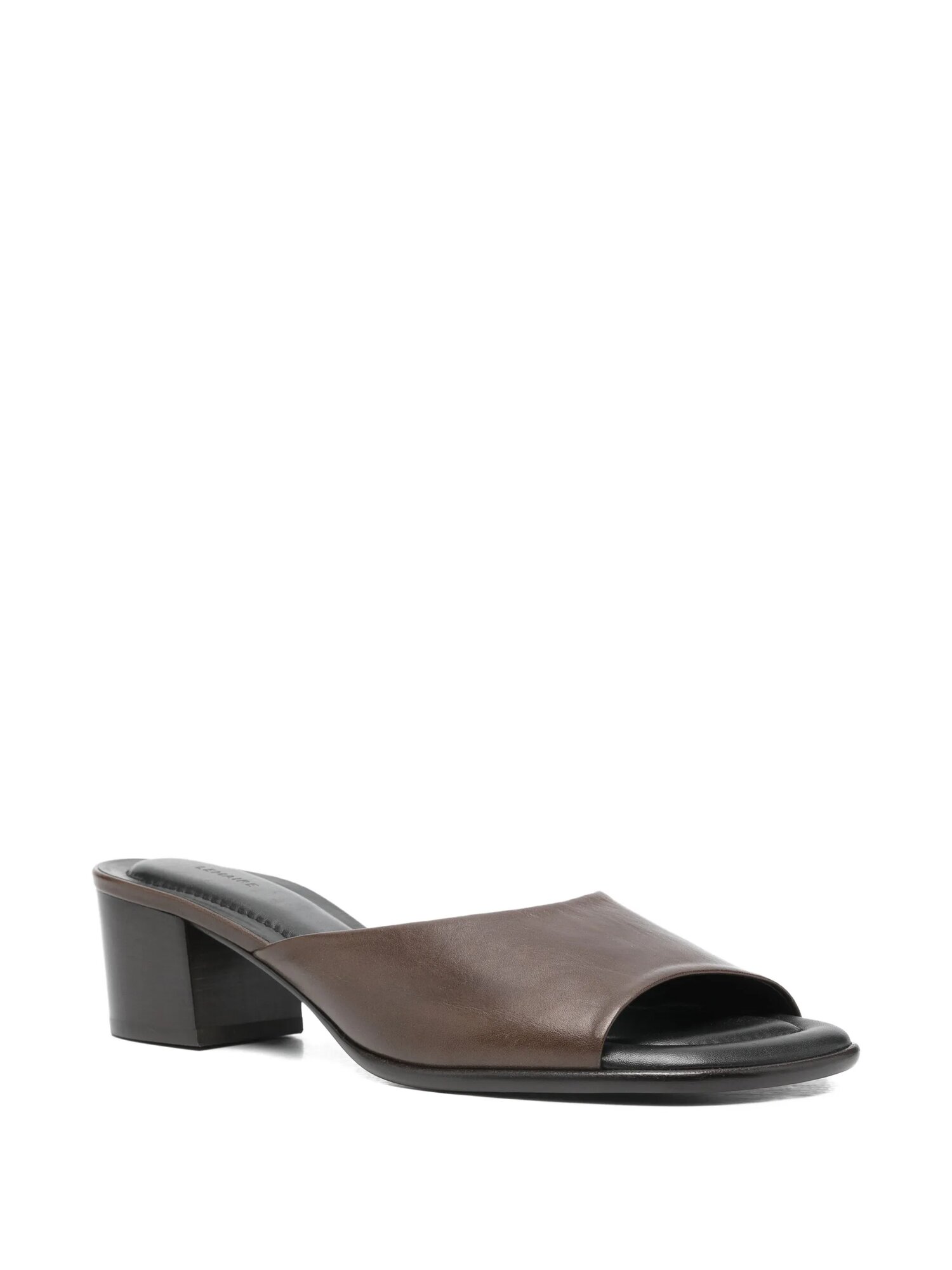 Мюли LEMAIRE Square-toe heeled mules, размер 37, brown — фото 1
