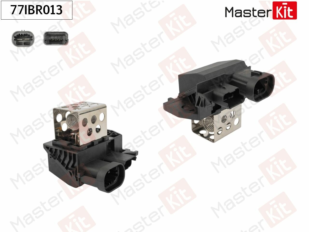 Резистор вентилятора Citroen C4 I LC/Peugeot PARTNER 2004 - MasterKit 77IBR013