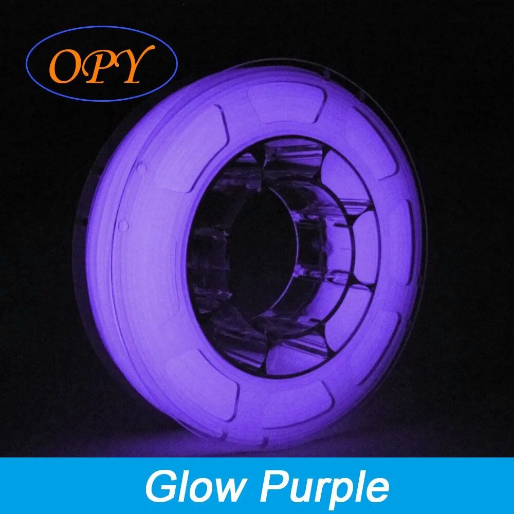 Пластик OPY Glow PLA для 3D-принтера 1,75 мм Purple 1 кг