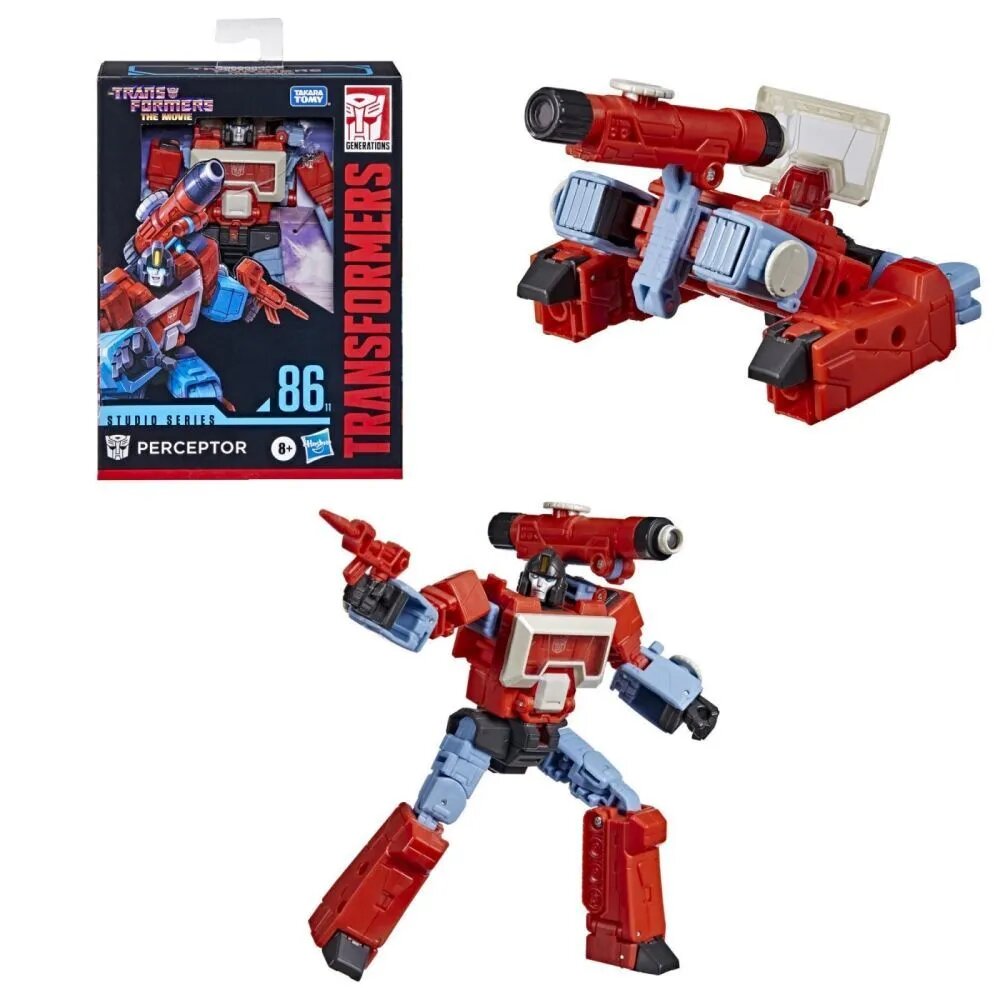 Трансформеры Hasbro Игрушка Studio Series Deluxe The Transformers: The Movie SS86-11 Perceptor 4,5 дюйма (11,5 см) F3164