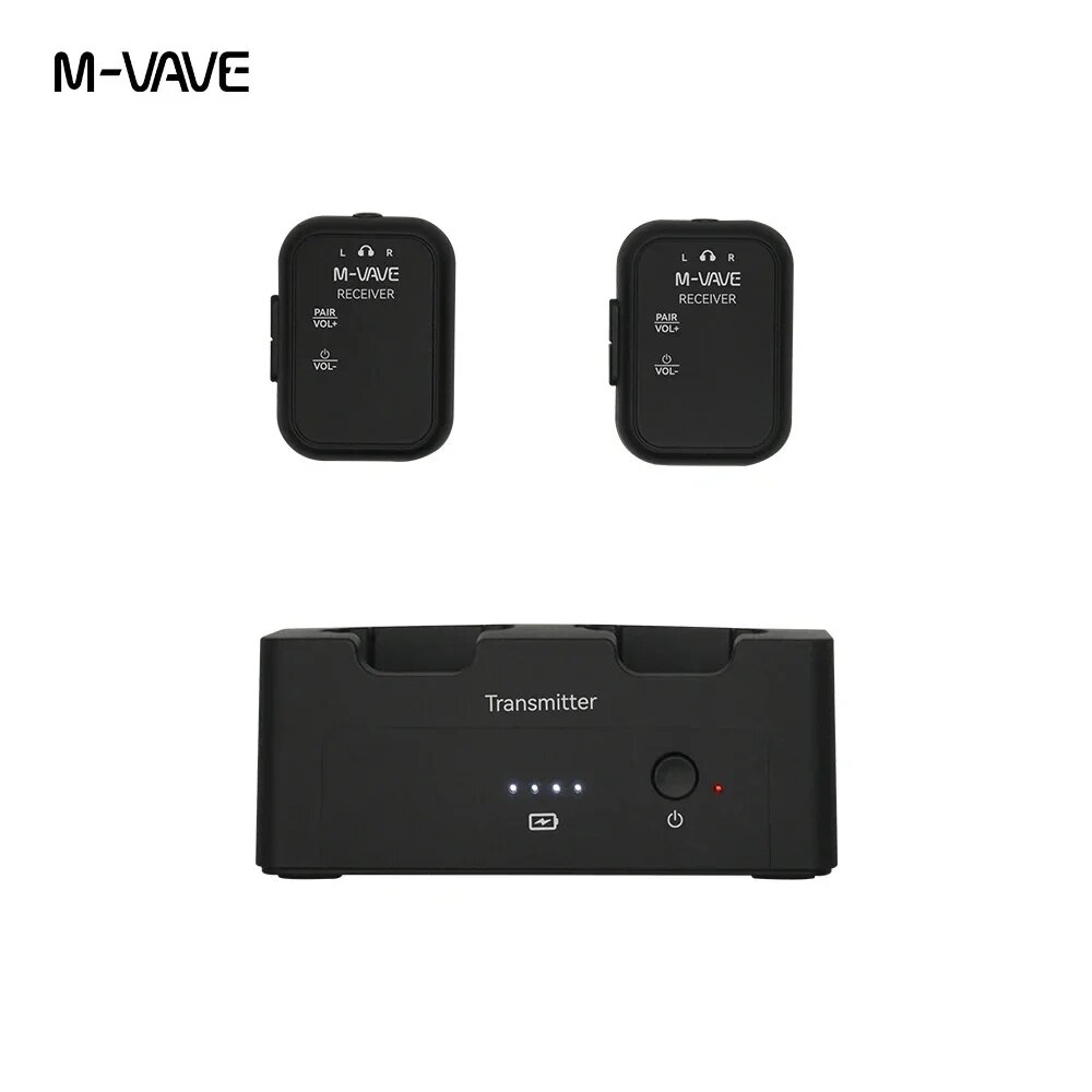Беспроводной гитарный передатчик-приемник M-VAVE WP-12 2,4 ГГц