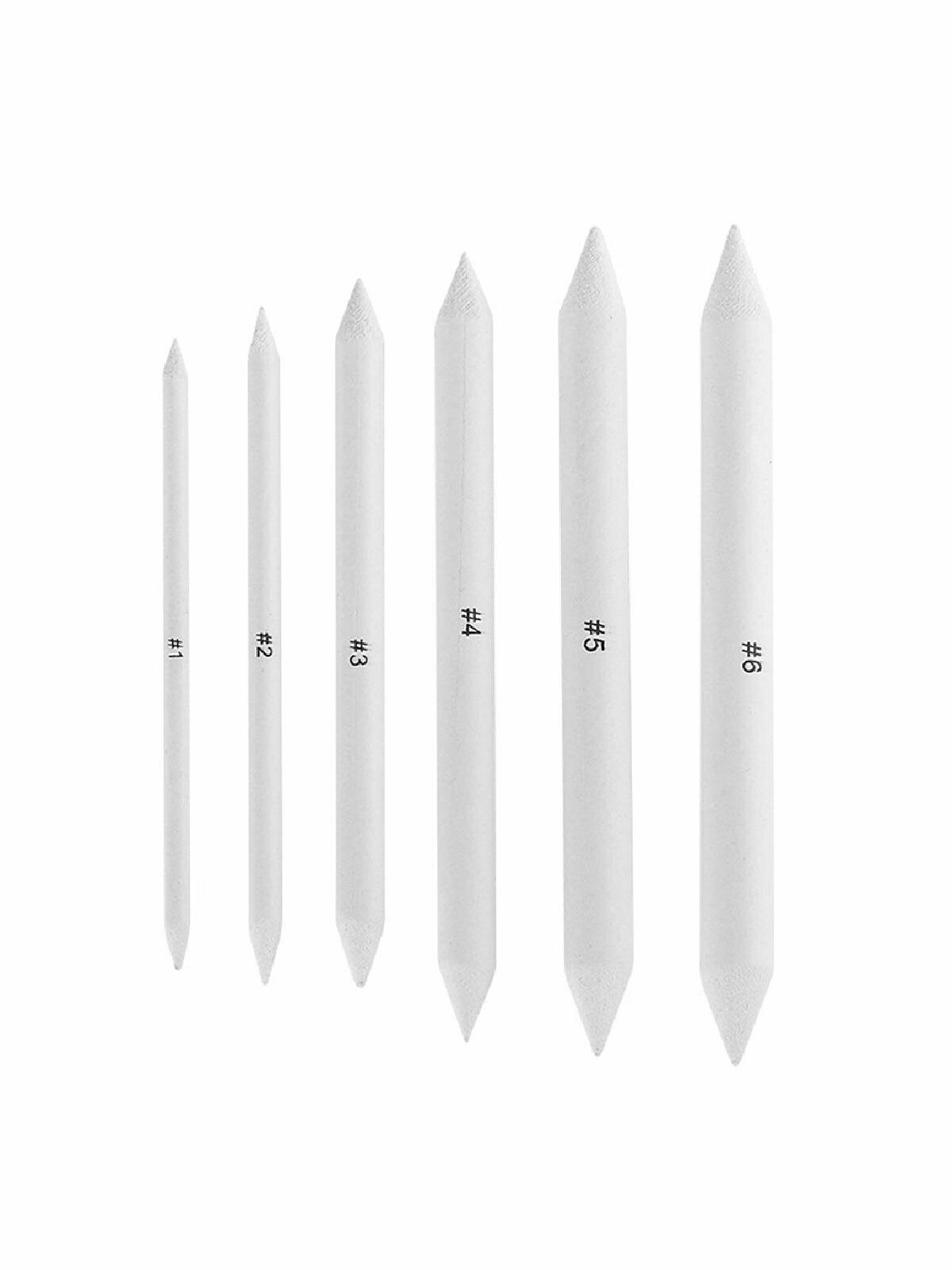 Прочный набор художественных блендеров, инструмент для растушевки пастели для начинающих художников, 6 шт.