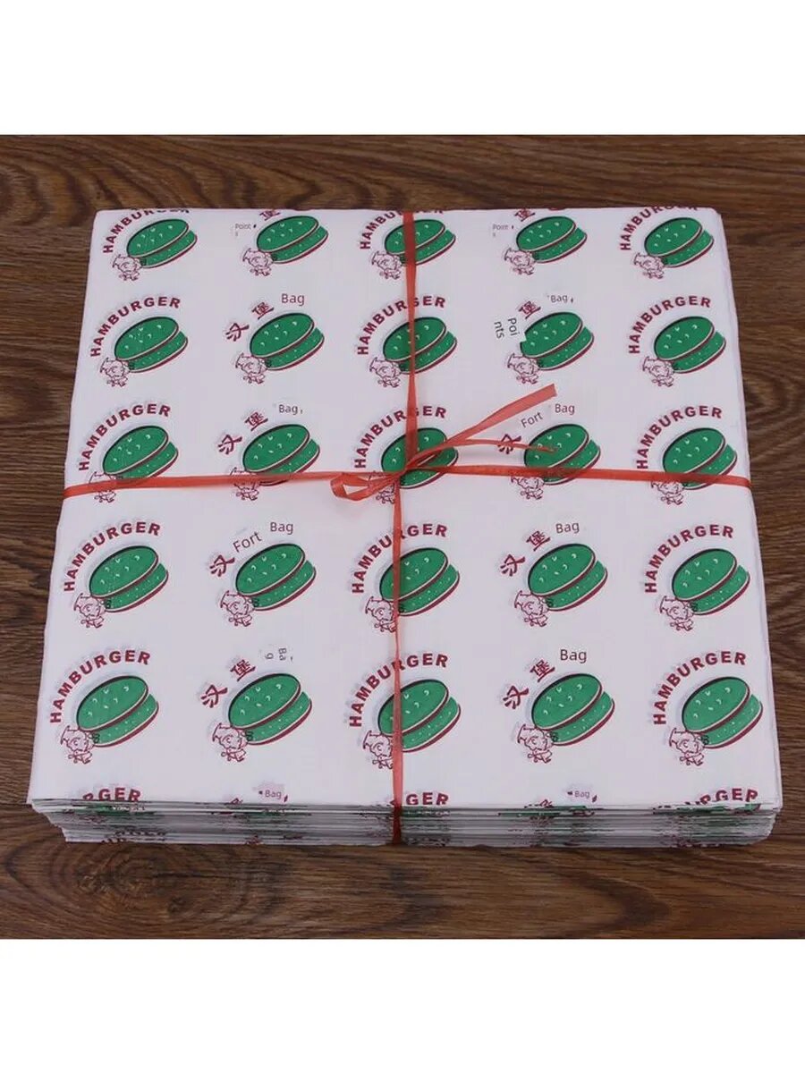 Бумага для бургеров Зеленая Хлебная, 900 шт.