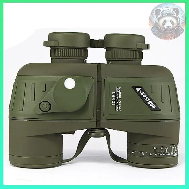 Плавающий морской бинокль с дальномером и компасом для охоты, рыбалки, туризма и наблюдений Veber Waterproof 10X50 БПс