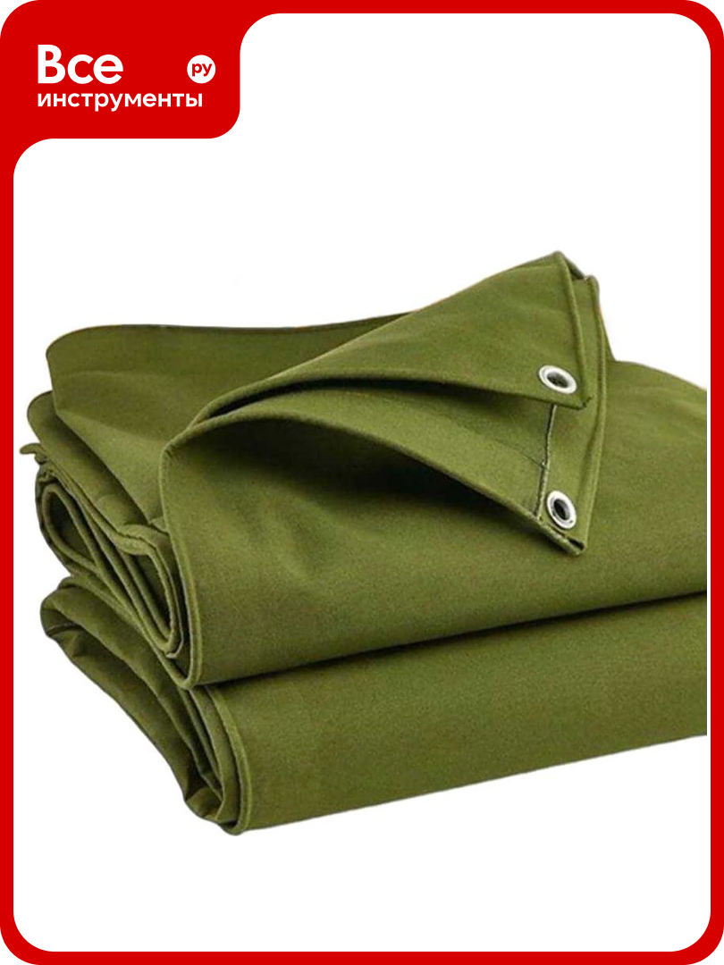 Полог брезентовый огнеупорный МТ-ПАК торг 4x6 м 6281318