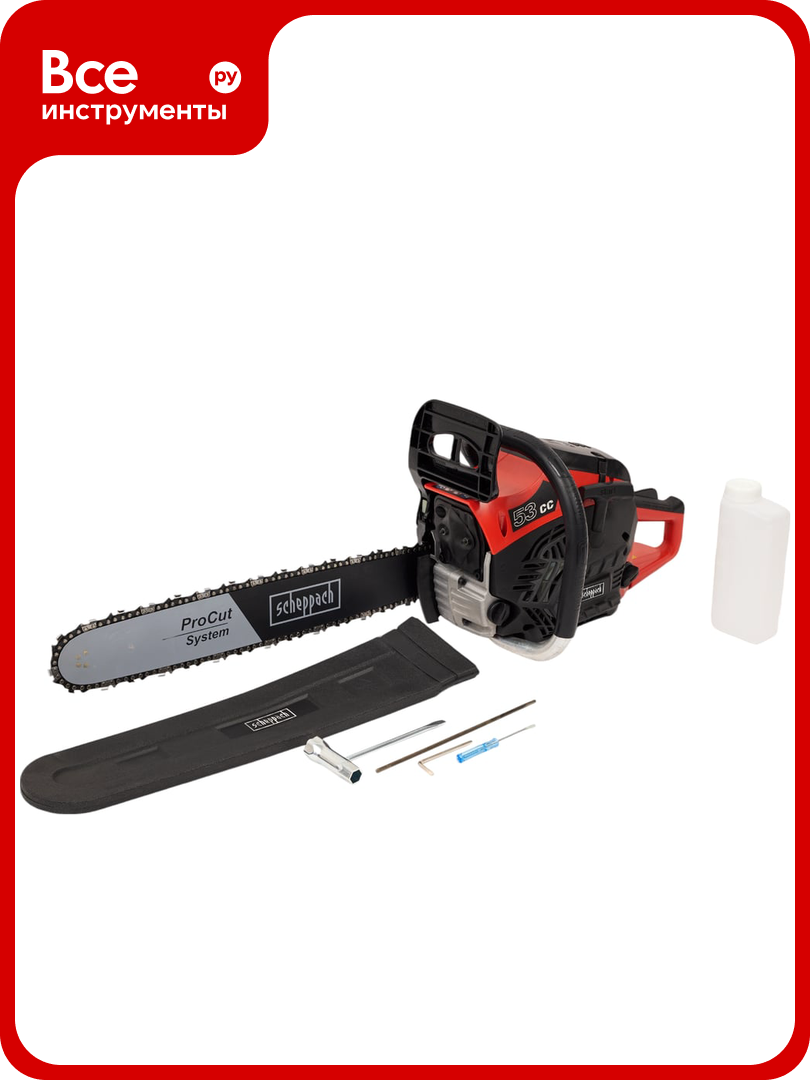 Бензиновая цепная пила PCS53 Scheppach 5910130903
