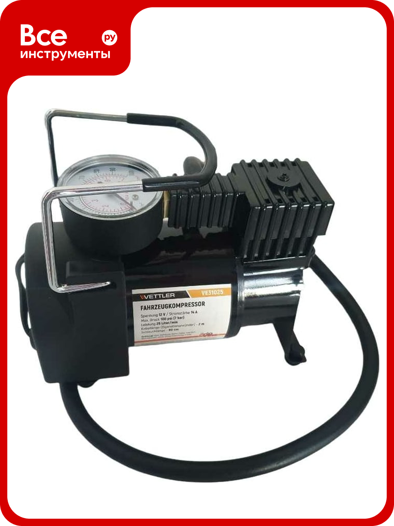 Автомобильный компрессор Avto Vins 25л/м VE31025 19006