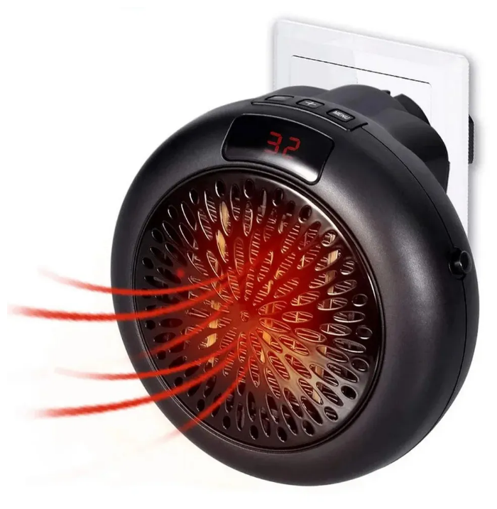 Портативный Обогреватель до 32С с пультом управления Subor Warm Air Blower 900 В для дома и дачи
