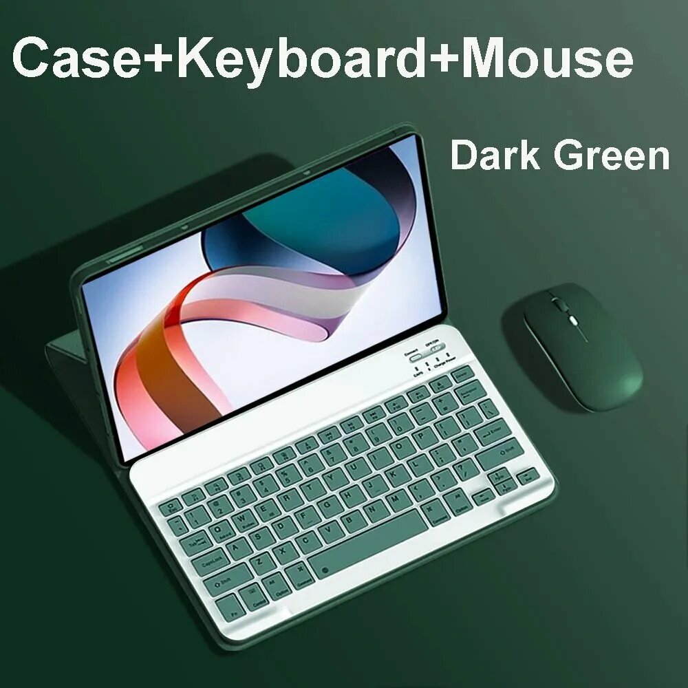 Чехол для планшета Xiaomi Redmi Pad 10,61 дюйма со съемной русской клавиатурой и мышью.