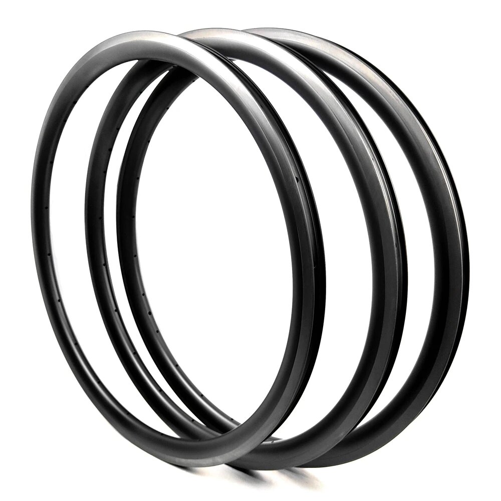 BIKEDOC RDW26 Дорожный карбоновый обод 26 мм 3K Glossy, Disc Brake, клинчер, RD2680