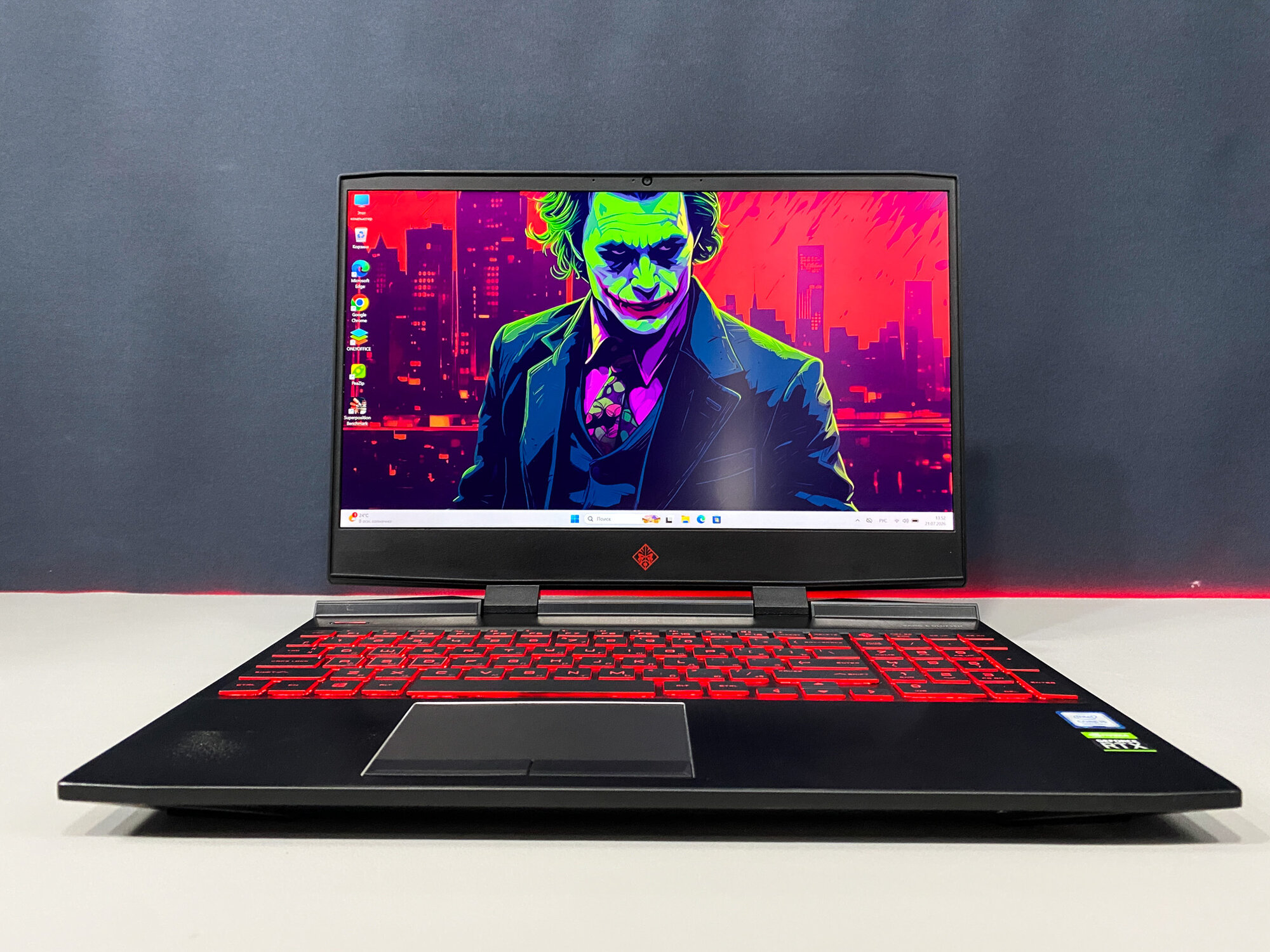 Ноутбук HP Omen 15.6"2K165Hz/Intel Core i5-9300H 4/8*2.40-4.10GHz/RTX2060-6Gb/12Gb/SSD256Gb