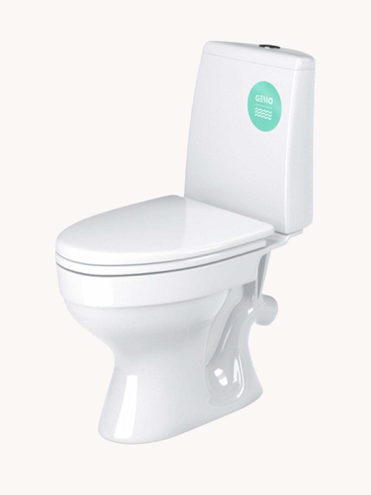 Унитаз-компакт Gesso W 101 HOME De Luxe с 1 уровневой арматурой (100% комплектация) 9012356