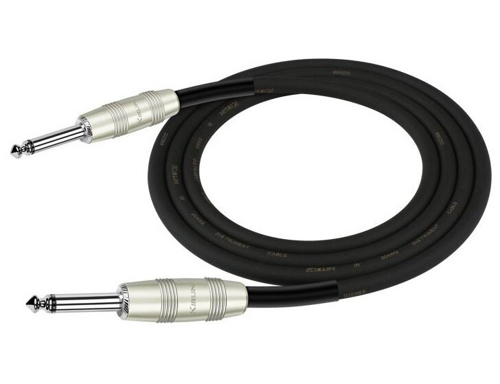 Кабель инструментальный, Kirlin IP-201PR 6M BK, черный, 6 м
