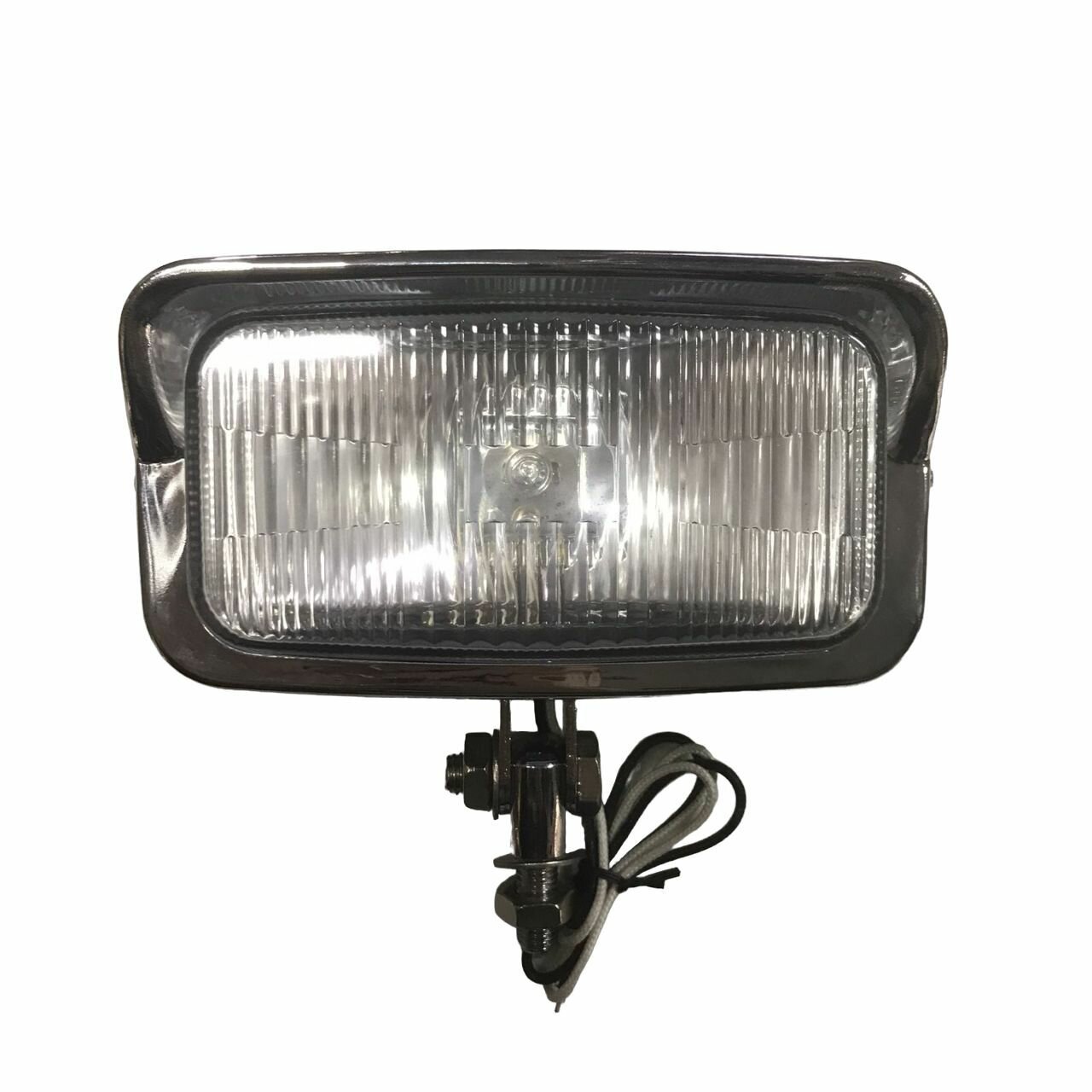 Фара "Pilot Racing" RECTANGLE (хром)