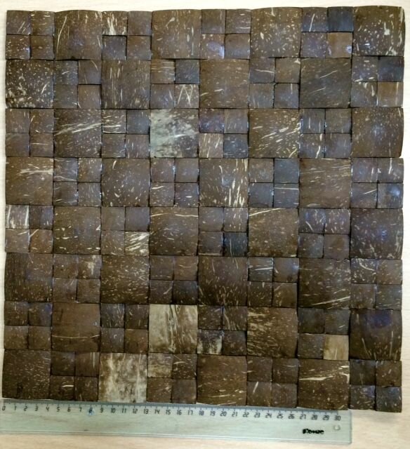 Мозаика кокосовая DTM 005 размер 352х352мм, 2 панели