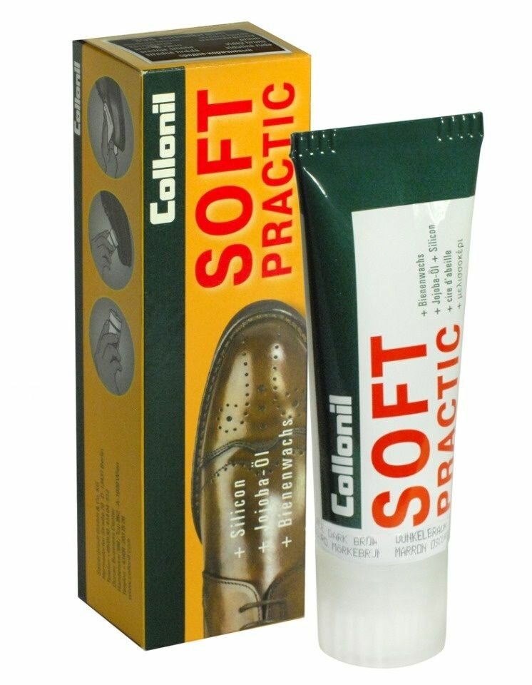 Collonil Soft Practic Крем для ухода за обувью из деликатной кожи 050 Бесцветный 75 мл