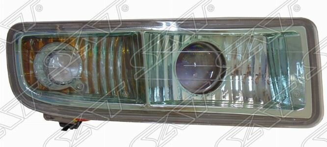 Фара противотуманная LEXUS LX470 98-07 RH зеленый оттенок