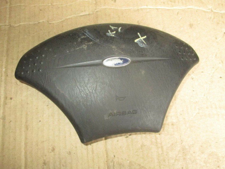 Подушка безопасности Форд Фокус 1 водительская 98ABA042B85DCYYFY 1087768 - 4 спицы К-2