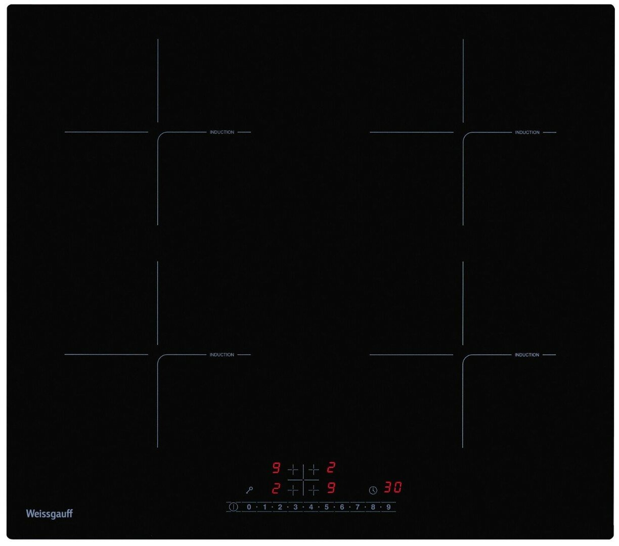 Варочная панель WEISSGAUFF HI 640 BSC черный