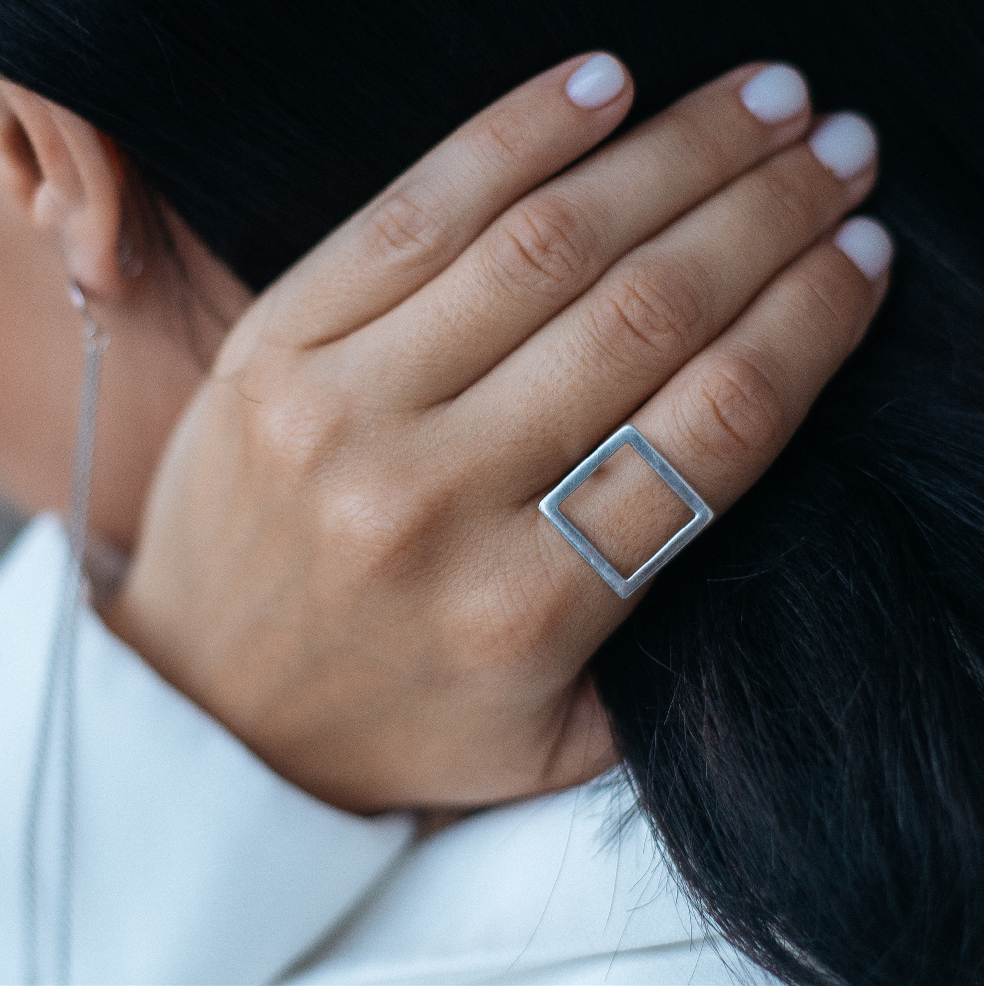 Кольцо, серебро, 925 проба