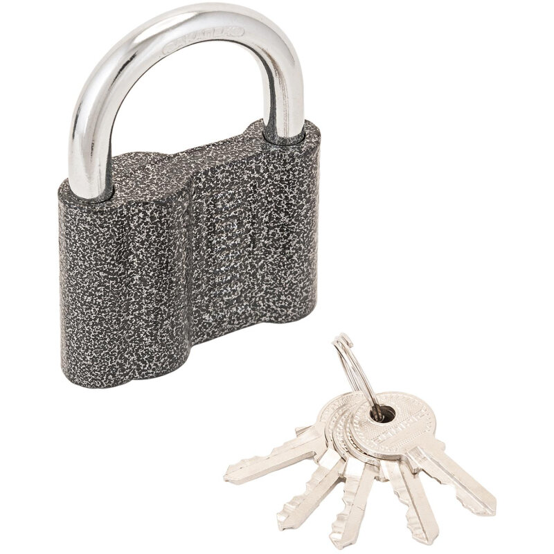 Замок навесной УЗК Аллюр ВС1Ч-460 (60xd=9) чугун серый (5кл) 1557461