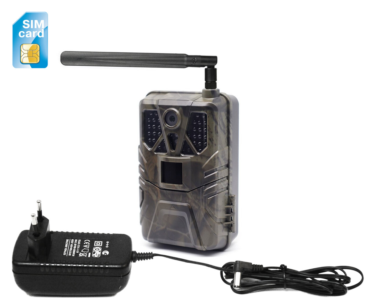 4k камера для дома Филин Filin LTE-Pro-4K HC-910 (U52937OF) (с голограммой) - фотоловушки для охраны дачного участка с приложением Филинcam и обла