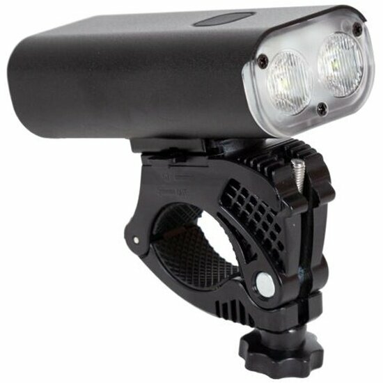 Фонарь передний Stg BC-FL1675, 600 lm, 4400 mAh, USB, черный