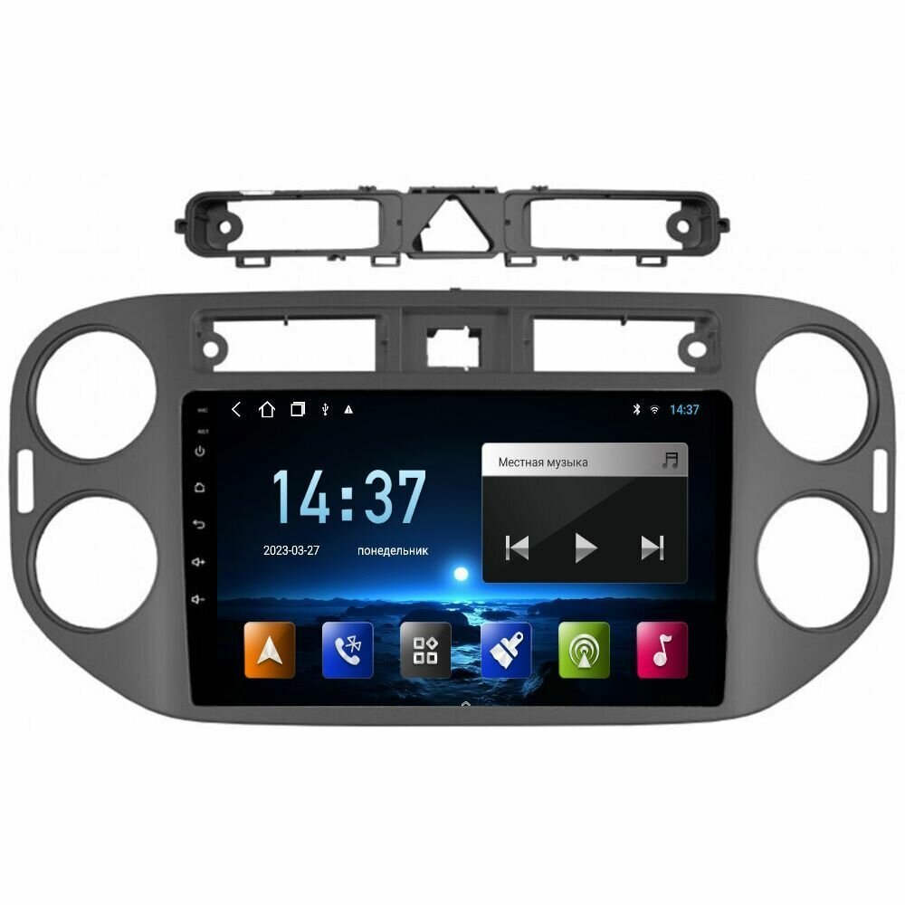 Магнитола Epic 9270 для Volkswagen Tiguan 1 2007-2011, Golf Plus 2004-2014 - Android 12 - IPS экран - DSP