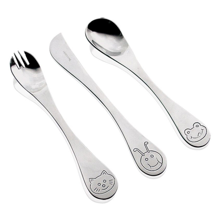 Набор детских столовых приборов Herdmar ANIMALS 3 предмета, п/к, комплект