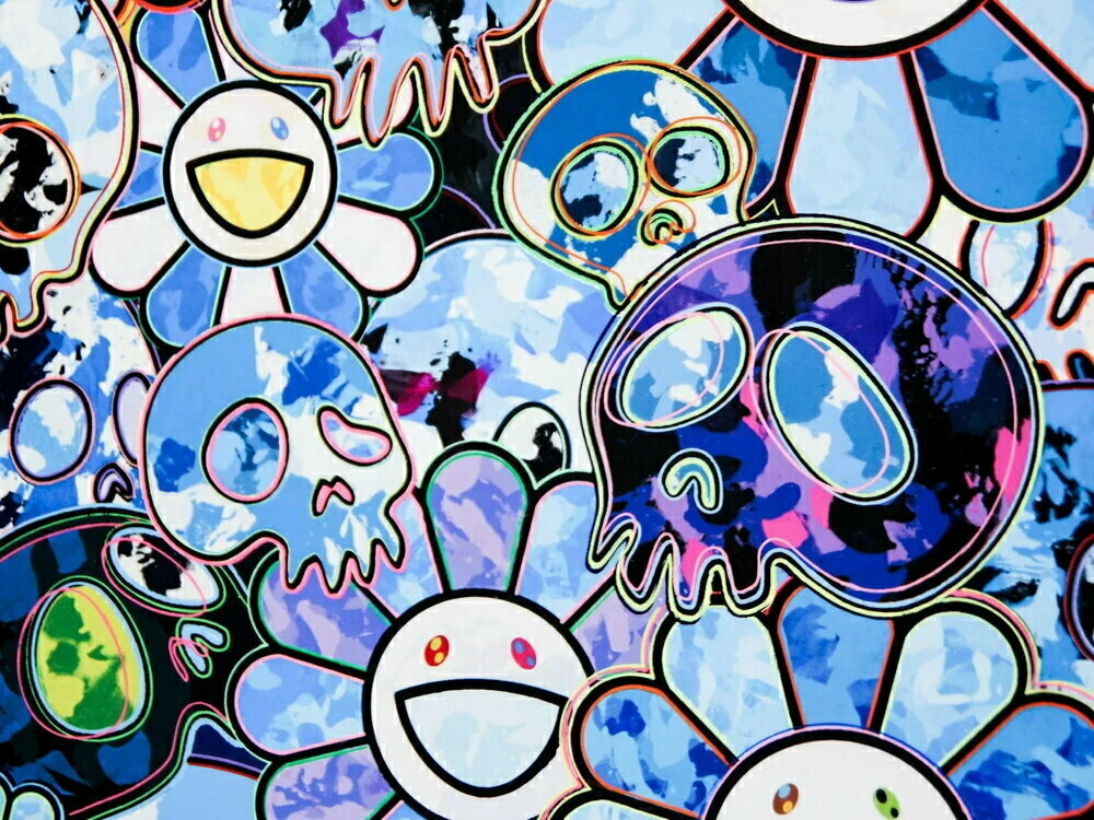 Плакат, постер Takashi Murakami, Такаси Мураками на бумаге, размер 21х30см