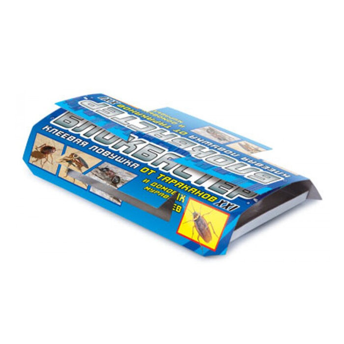 Ловушка-домик клеевая от тараканов, домовых муравьёв "Блокбастер XII"