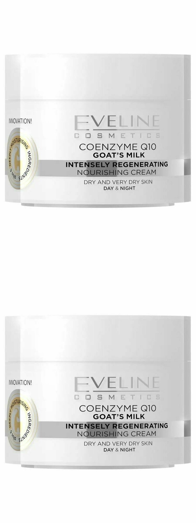 Eveline cosmetics Питательный крем для лица, глубокая регенерация для сухой и очень сухой кожи, 50 мл, 2 шт