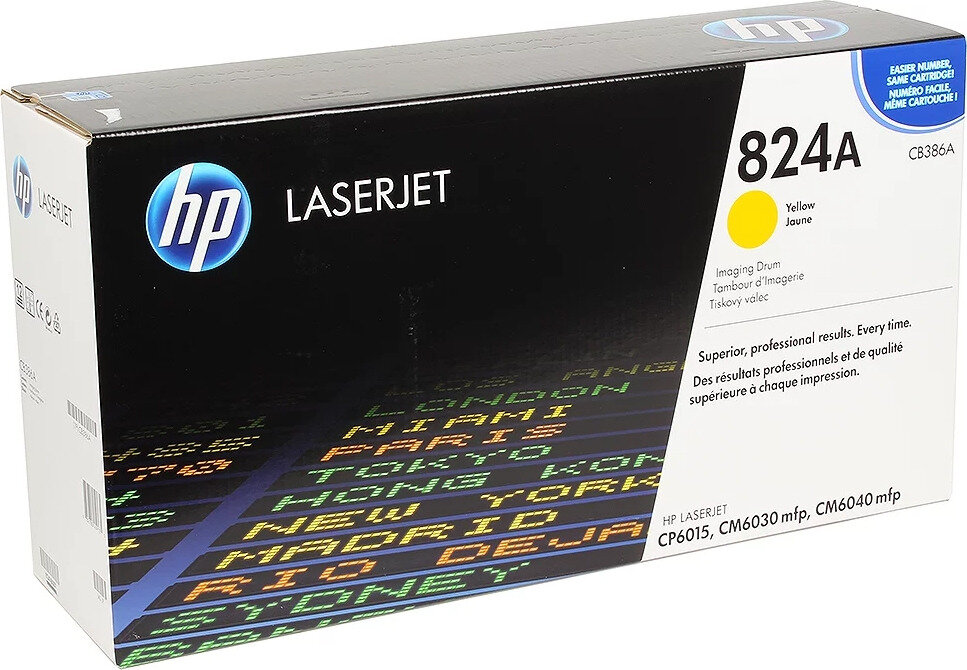 Оригинальный фотобарабан HP (CB386A) #824A для CLJ CP6015n/ CP6015dn/ CM6030/ CM6040 Yellow, 23000 стр.