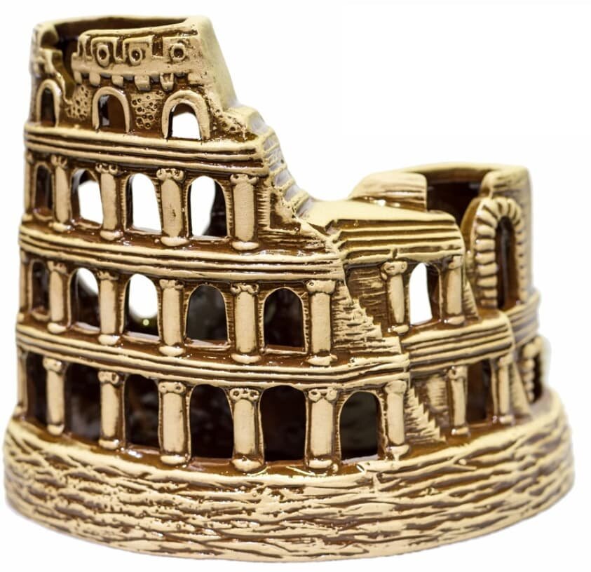 Декорация из терракотовой глины "Колизей"