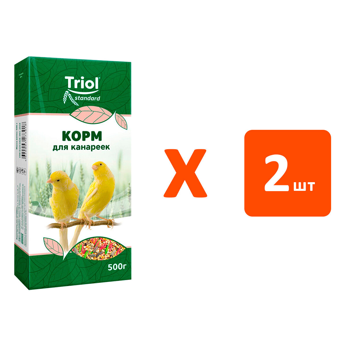 TRIOL STANDARD корм для канареек (500 гр х 2 шт)