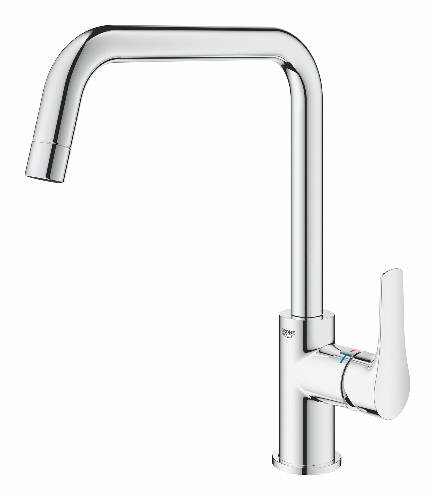 Смеситель для кухни Grohe Eurosmart 30567000, хромированный, поворотный излив