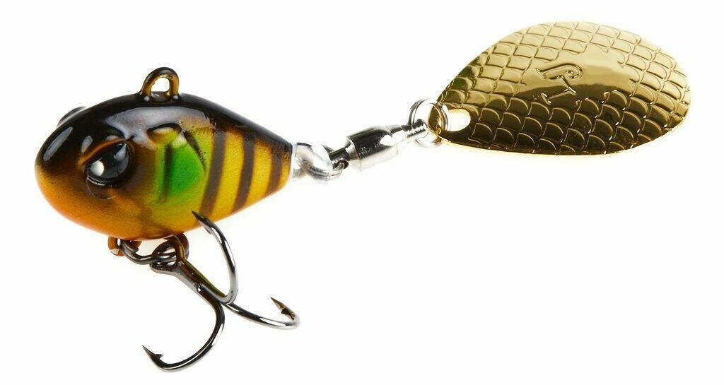 Тейл-спиннер "Lucky John", BASARA TAIL SPIN, 14 гр, тройной крючок