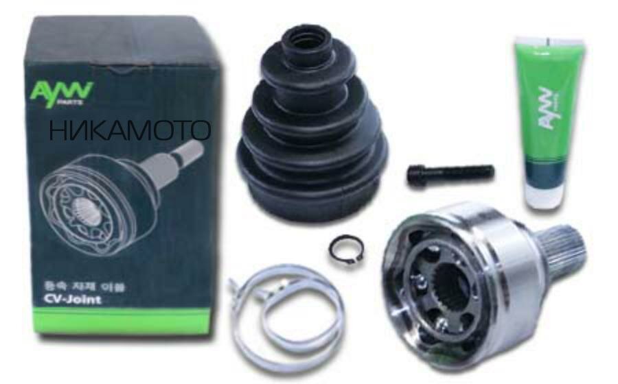 AYWIPARTS AW1510077 Шрус Внешний FORD Focus II 1.6-2.0TD 04>/C-Max 1.8-2.0TD 07>, VOLVO C30 1.8-2.0