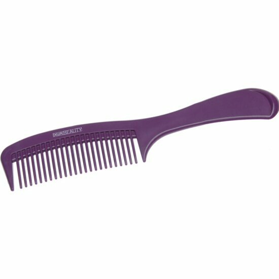 Расческа Dewal Beauty с ручкой, фиолетовая 22,0 см