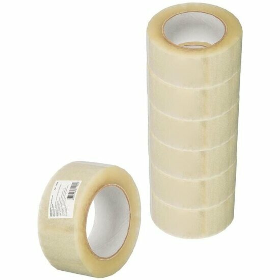 Клейкая лента Комус упаковочная 48ммх150мх38мкм, прозрачная( 6шт/уп)