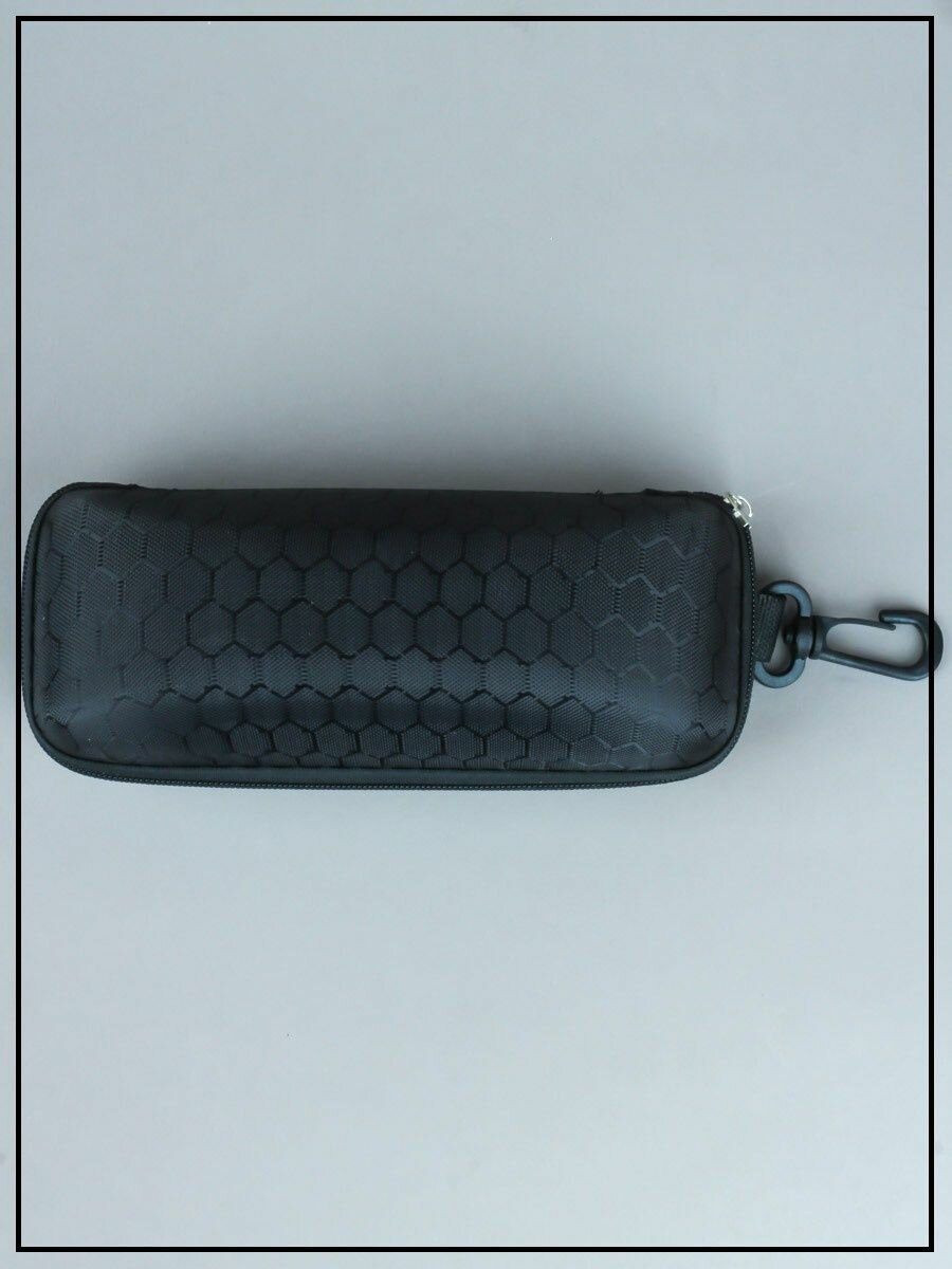 Футляр для очков на молнии, очечник, чехол для очков, карабин, универсальный