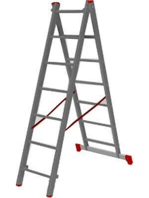 Лестница алюминиевая двухсекционная 318 см STARTUL Pro (ST9947-07)