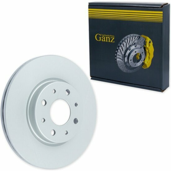 Диск тормозной передний Ganz GIJ06187 для FIAT/ALFA/LANCIA, 1 шт