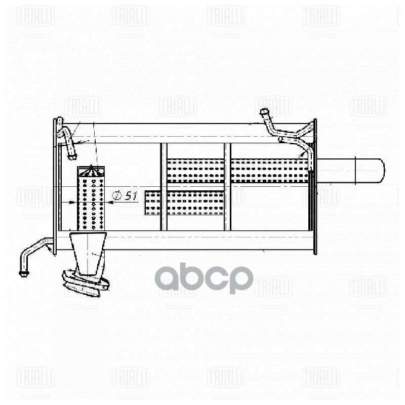 Глушитель Trialli арт. EMM 0354