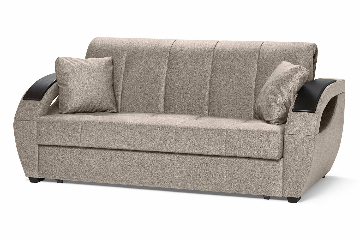 Диван-кровать DREAMART Монреаль прямой, 197х90х104 см, механизм аккордеон, цвет медово-коричневый